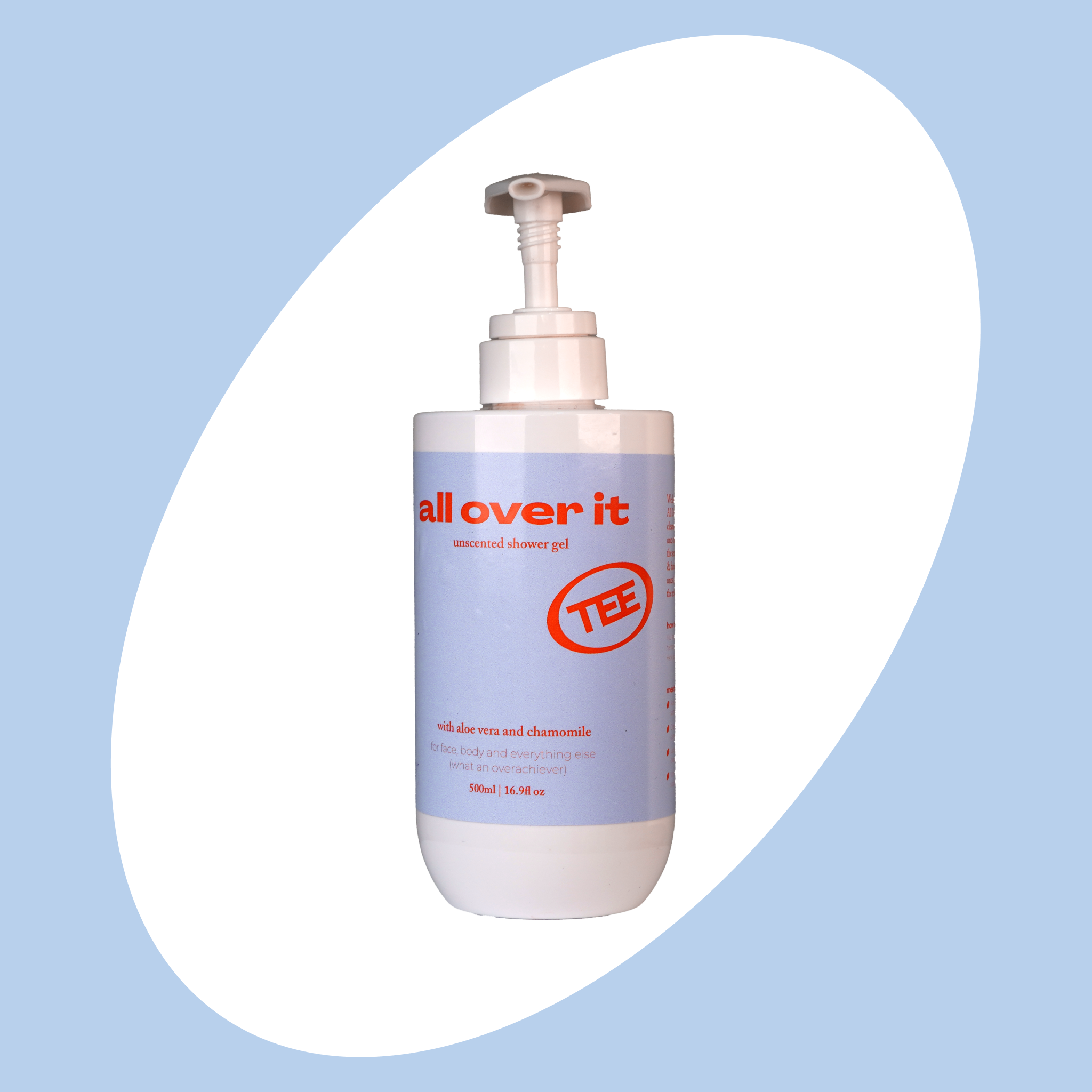 All Over It | Shower Gel + Facial Cleaner | 4-in-1 | TEE